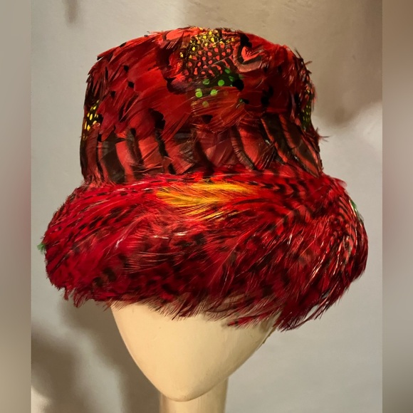 Accessories | Stunning Never Worn Vintage Pheasant Hat | Poshmark